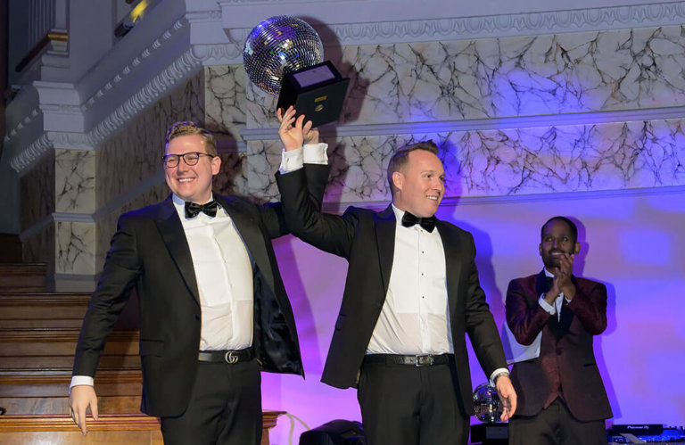 Dancing CEOs raise funds for Domestic Violence victims.